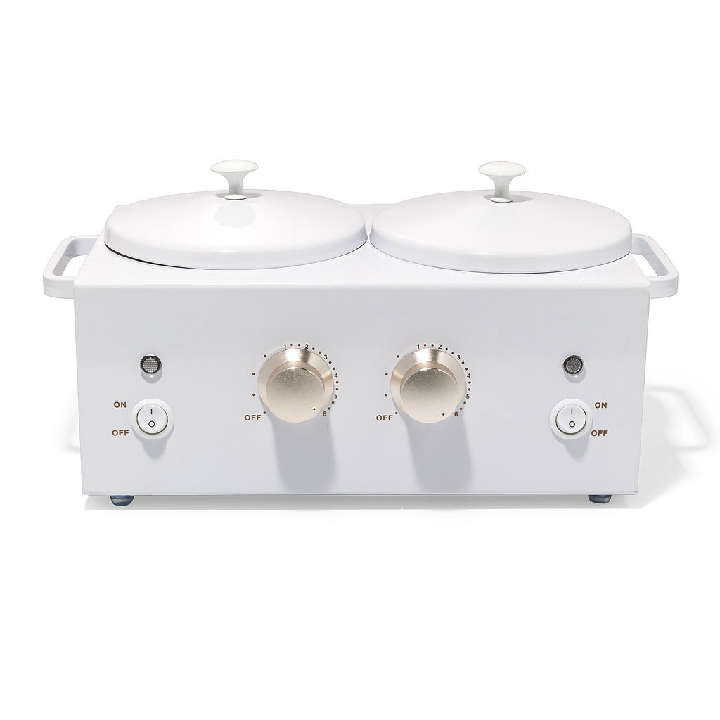Relax & Wax Double Wax Warmer with Two Pots for Professionals